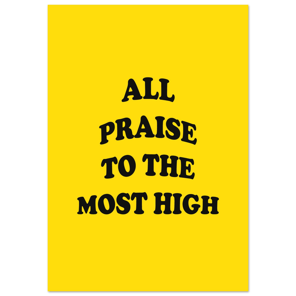 'All Praise' Print – Faith In Frame
