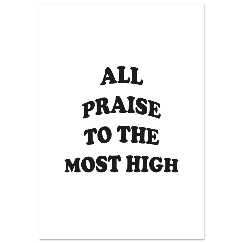 'All Praise' Print – Faith In Frame
